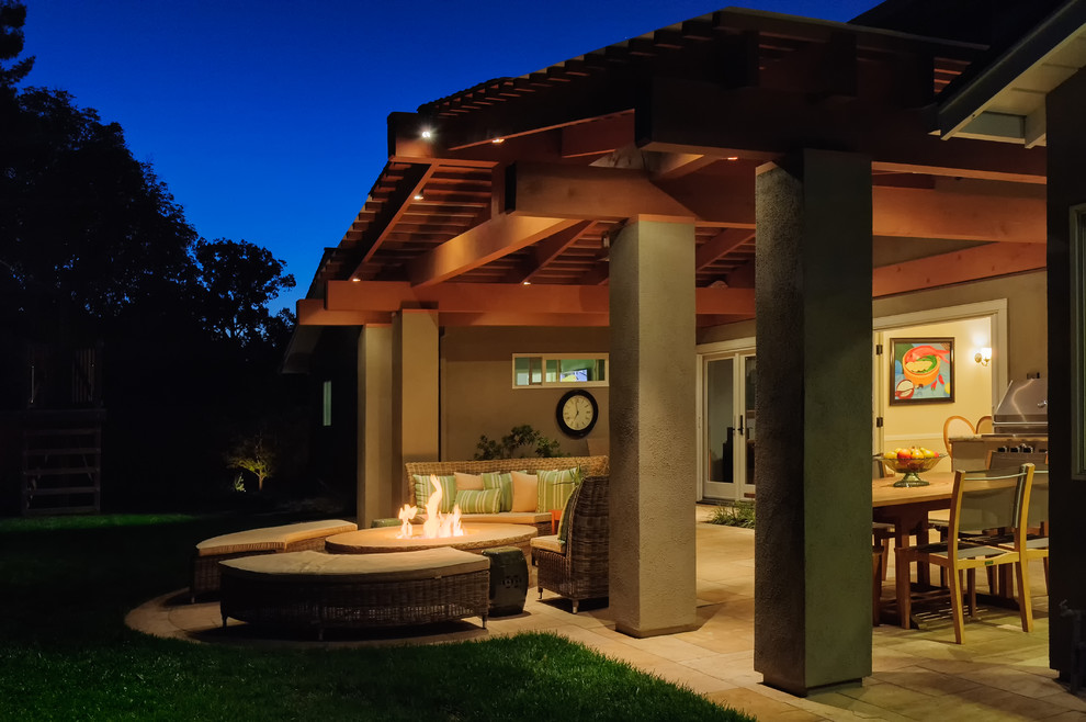 Los Altos Covered Patio - Traditional - Patio - San Francisco - by ...