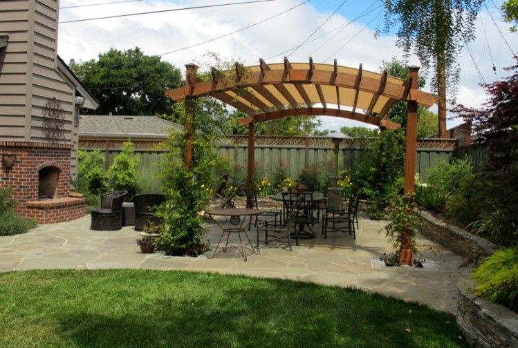 Los Altos Landscape Design - Green Patio - Craftsman - Patio - San ...