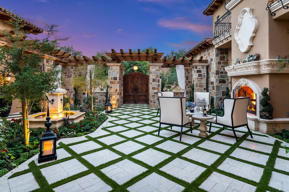 Luxury Courtyards by Fratantoni Interior Designers! - Rustic - Patio ...