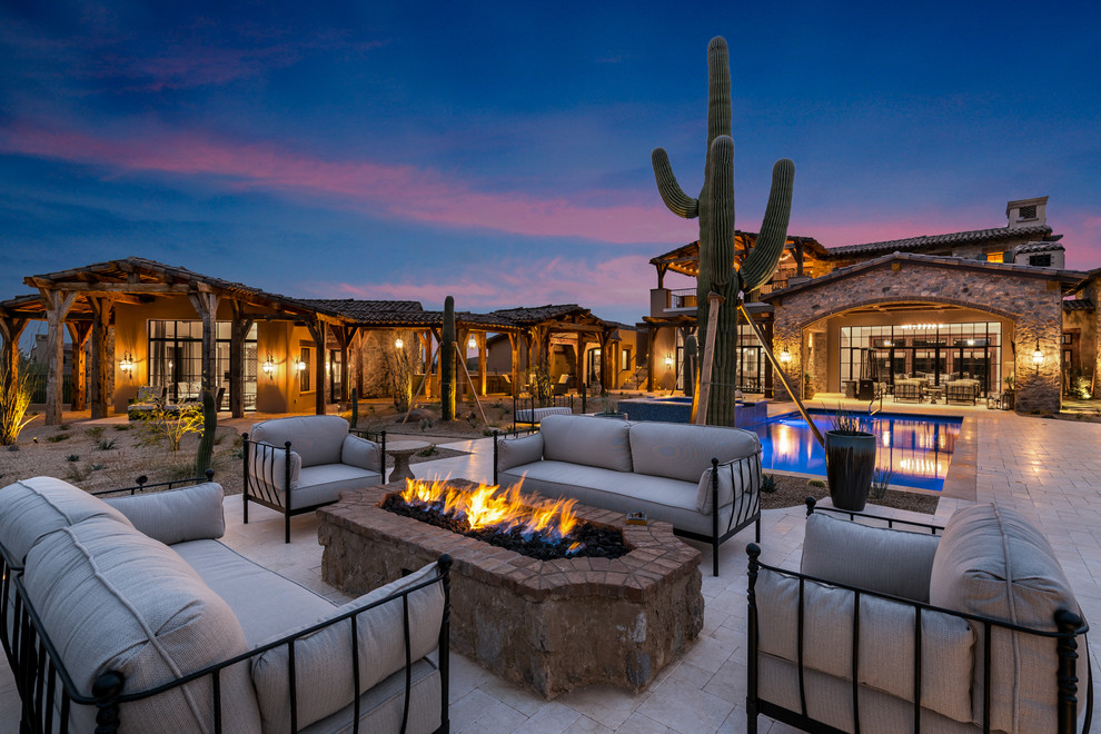 Luxury Courtyards by Fratantoni Interior Designers! - Rustic - Patio ...