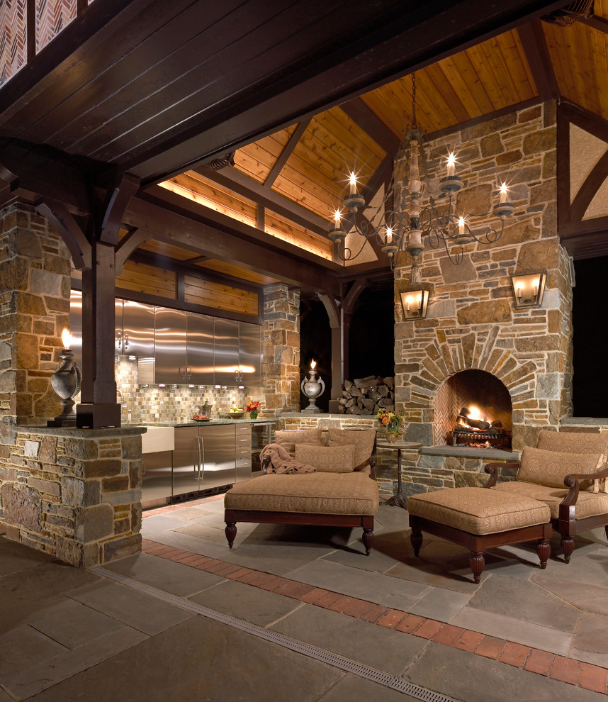 Main Line Pool House - Traditional - Patio - Philadelphia - by Lori ...