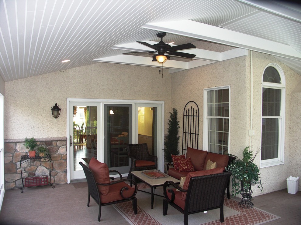 Main Line Screened Porch - Traditional - Patio - Philadelphia - by ...