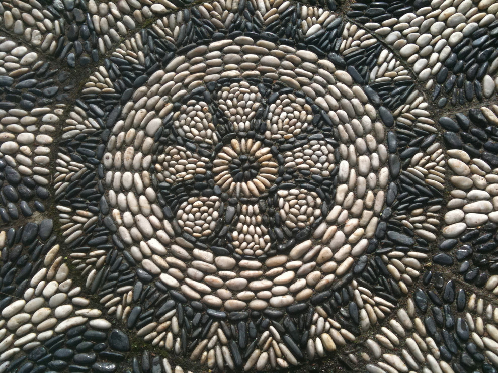 Mandala Patio project - Mediterranean - Patio - Vancouver - by Pebble ...