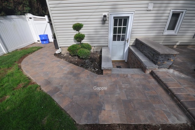 Masonry Construction Front Entranceway Stoop and Driveway in Plainview ...