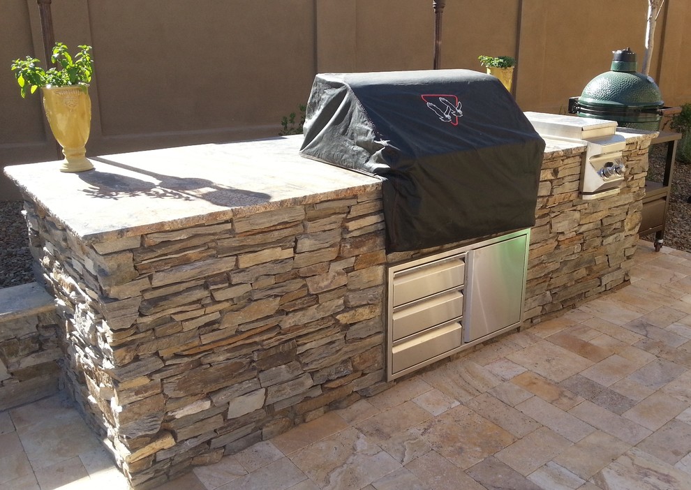 McDowell Mountain Ranch--Built in BBQ - Traditional - Patio - Phoenix ...