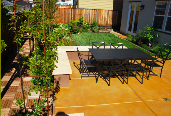 Mediterranean-style Home: Yard Redesign - Mediterranean - Patio - San ...