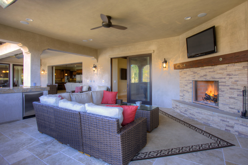 Mediterranean Style Veranda Room - Mediterranean - Patio - San Diego ...
