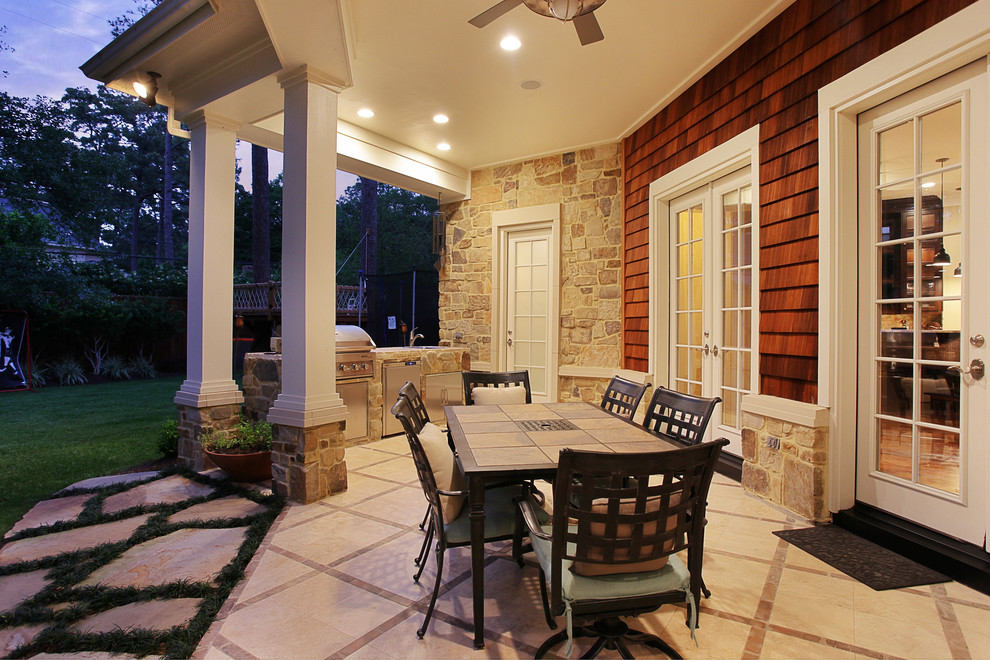 Memorial Hamptons Style - Traditional - Patio - Houston - by Brickmoon ...