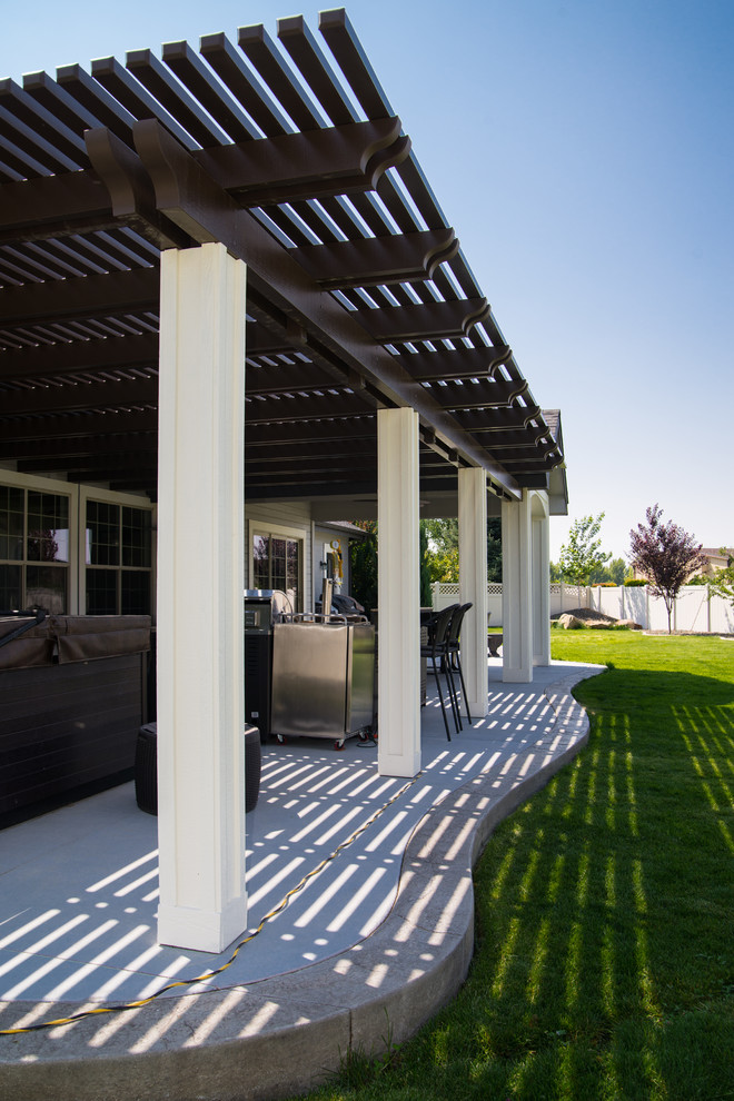 Meridian Pergola - Contemporary - Patio - Boise - by ShadeWorks, Inc ...