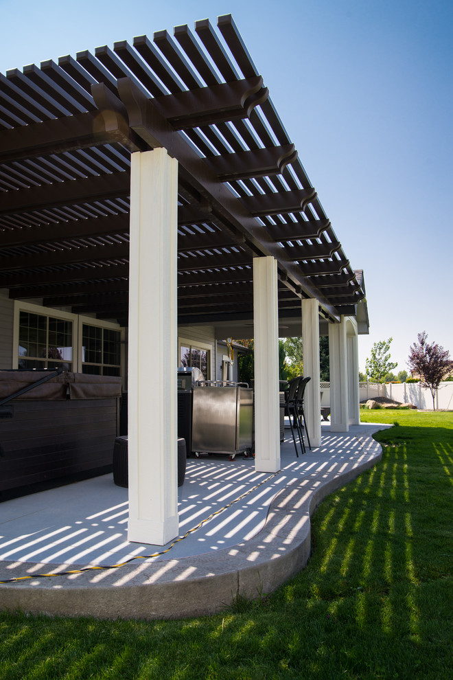 Meridian Pergola - Contemporary - Patio - Boise - by ShadeWorks, Inc ...