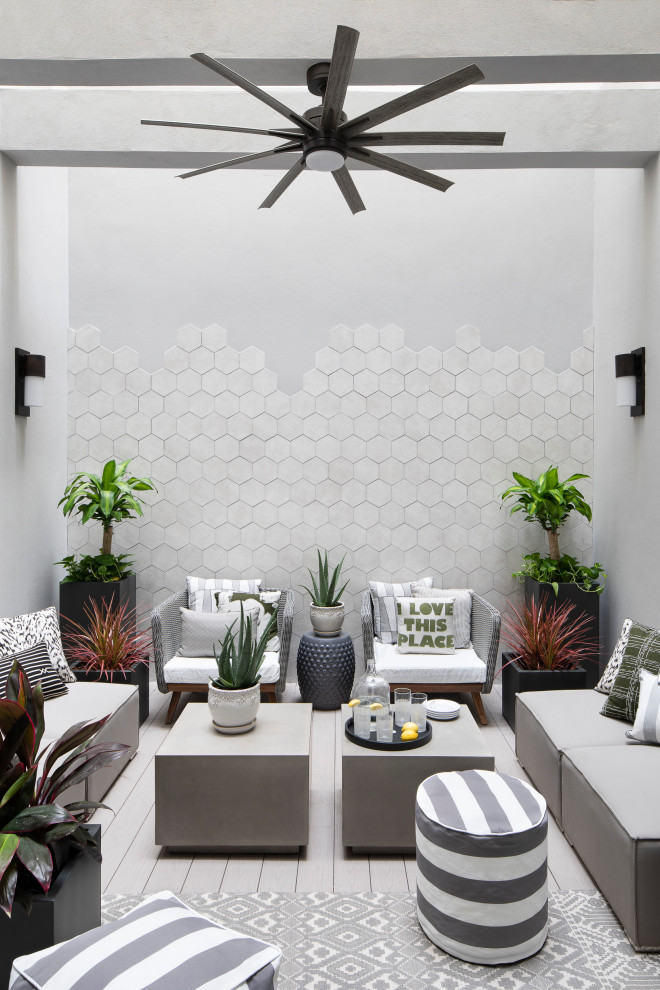 Miami Beach Urban Coastal - Contemporary - Patio - Miami - by Krista ...