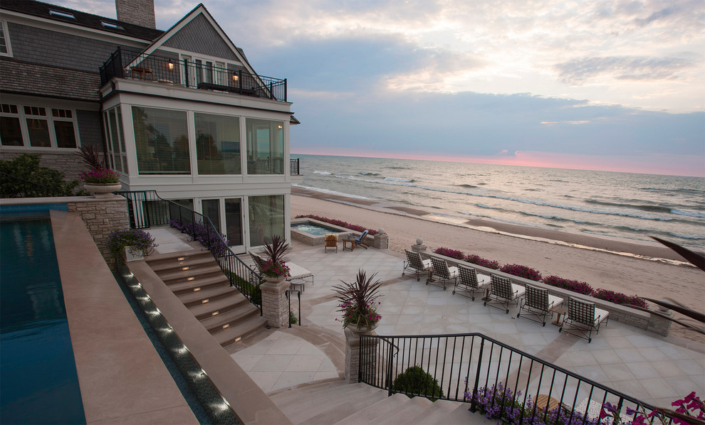 Michigan Lakefront Residence - Traditional - Patio - Chicago - by Hoerr ...