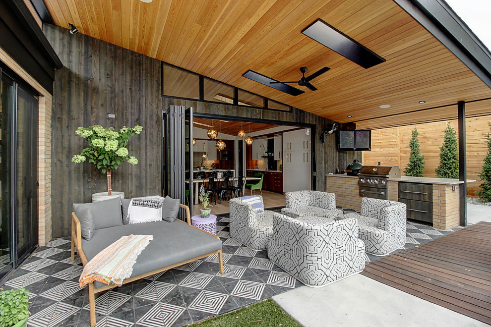 Mid-Century Patio - Midcentury - Patio - Denver - by Compliment Design ...