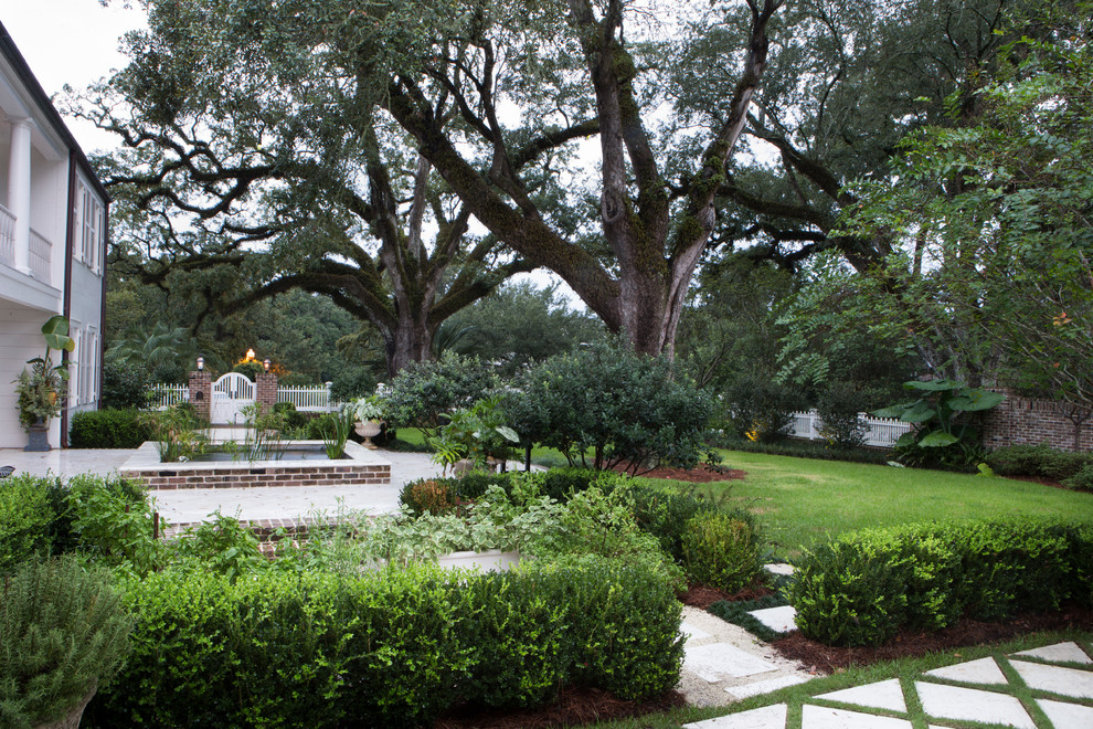 Midtown Mobile Classical Revival Restoration - Traditional - Patio ...