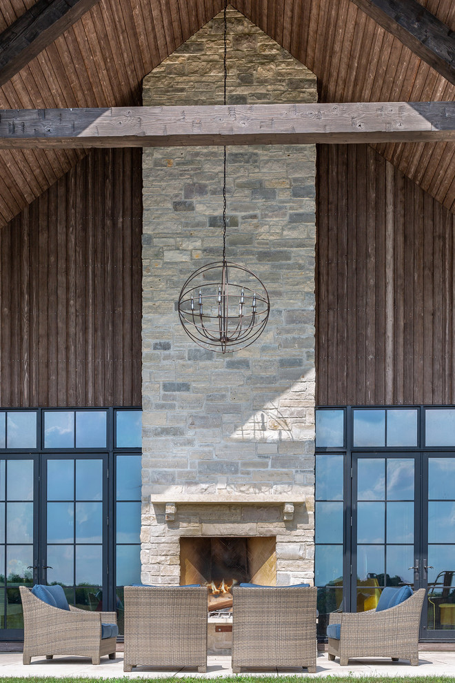 Midwestern Farm - Farmhouse - Patio - Chicago - by Northworks ...