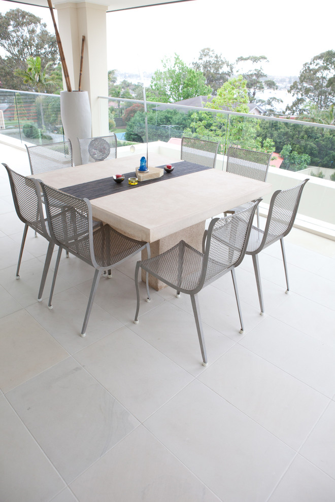 Mint White Honed Sandstone - Contemporary - Patio - Sydney - by Cinajus ...