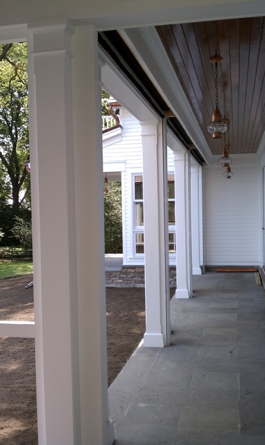 Mirage Motorized Screens on Outdoor Patio - Traditional - Patio ...