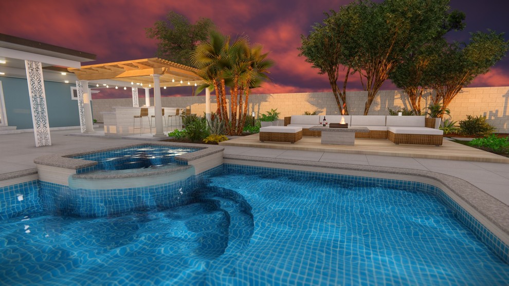 Modern Backyard | Pool & Playground - Moderno - Piscina - San Francisco ...