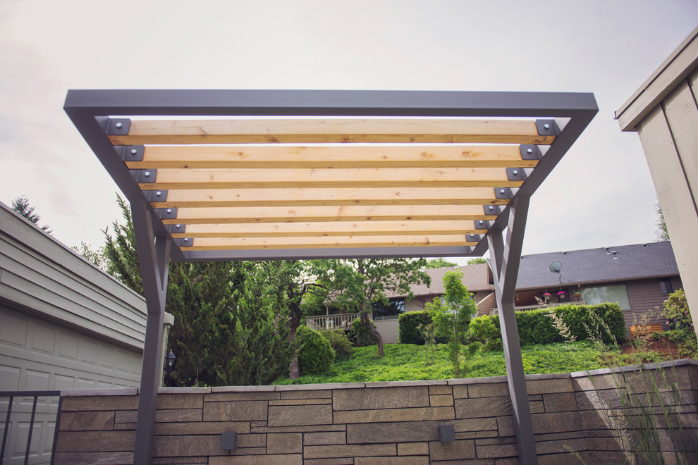 Modern, Cantilevered Shade Arbor - Moderne - Terrasse et Patio - Autres ...