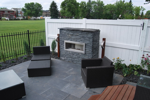 Modern Landscape Calgary - Modern - Patio - Calgary - by Botanical inc ...