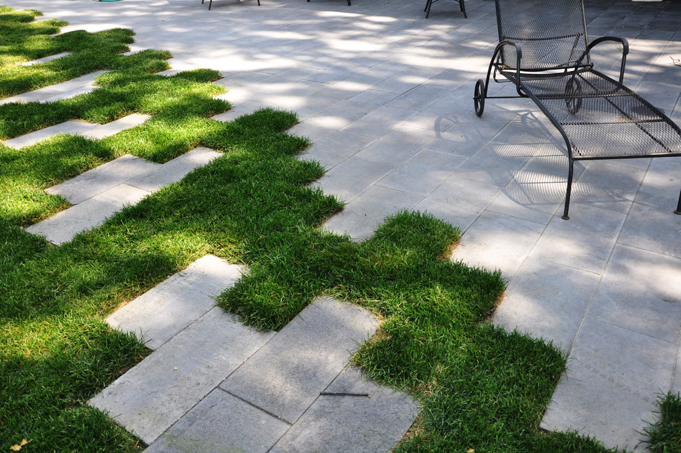 Modern Patio with Concrete Pavers - Modern - Patio - Other - by Madison ...