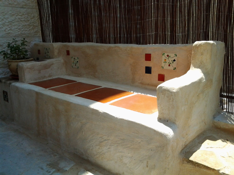 Bench with Mexican Tiles - Mediterranean - Patio - Los Angeles - by Roy ...