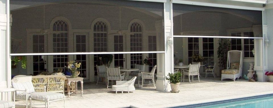 Motorized Retractable Screens - Traditional - Patio - Miami - by ...