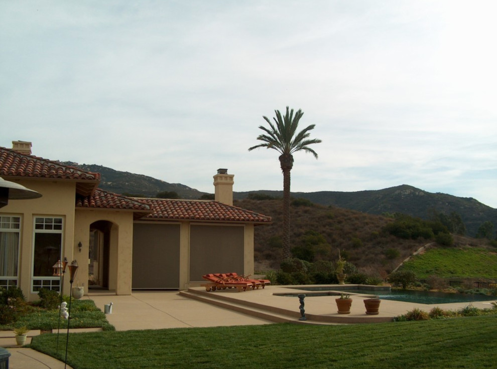 Motorized Window Shades - Traditional - Patio - San Diego - by Lessler ...