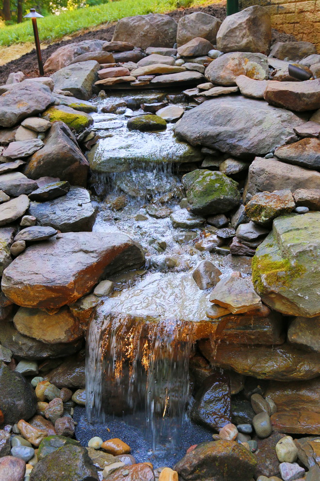 Mountain Home Patio - Rustic - Landscape - DC Metro - by Through The ...