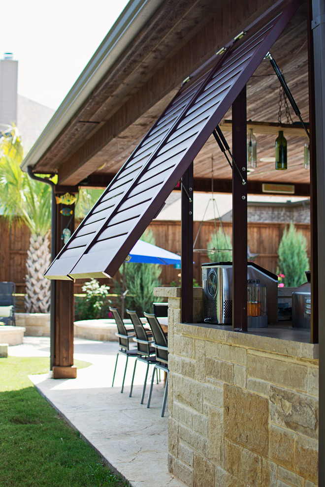 Moveable Aluminum Bahama Shutters - Transitional - Patio - Other - by ...