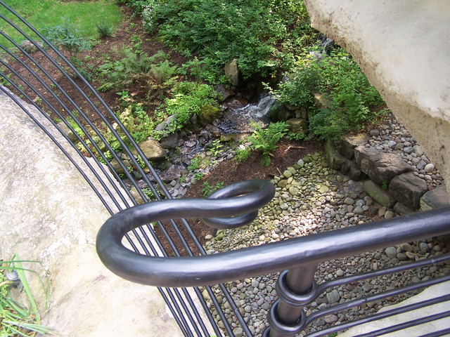 Mushroom House Railings - Eclectic - Patio - New York - by Keuka ...
