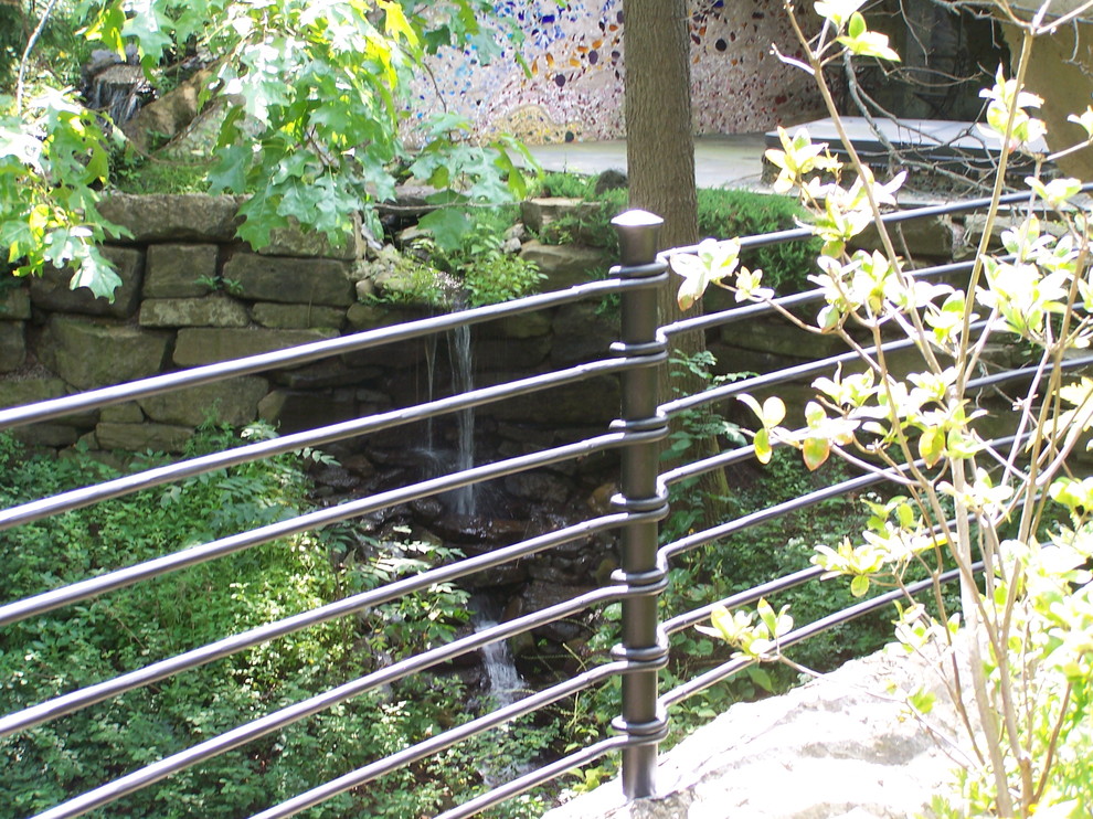 Mushroom House Railings - Eclectic - Patio - New York - by Keuka ...