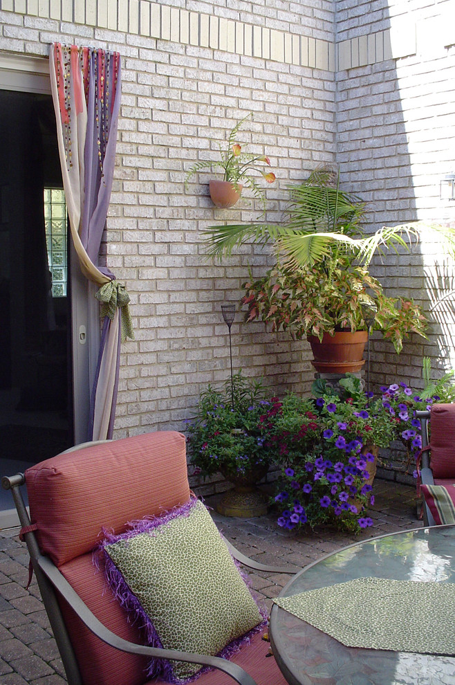 My inner courtyard outdoor space - Mediterranean - Patio - Chicago - by ...
