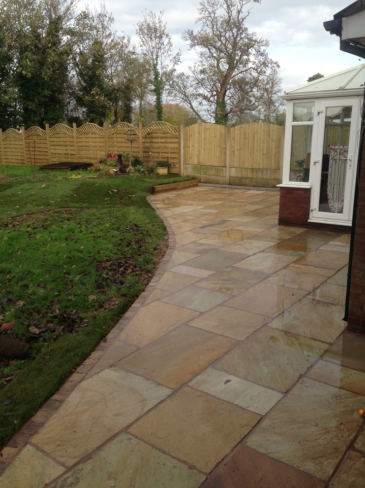 Nantwich, Indian Stone Patio - Traditional - Patio - Oxfordshire - by ...