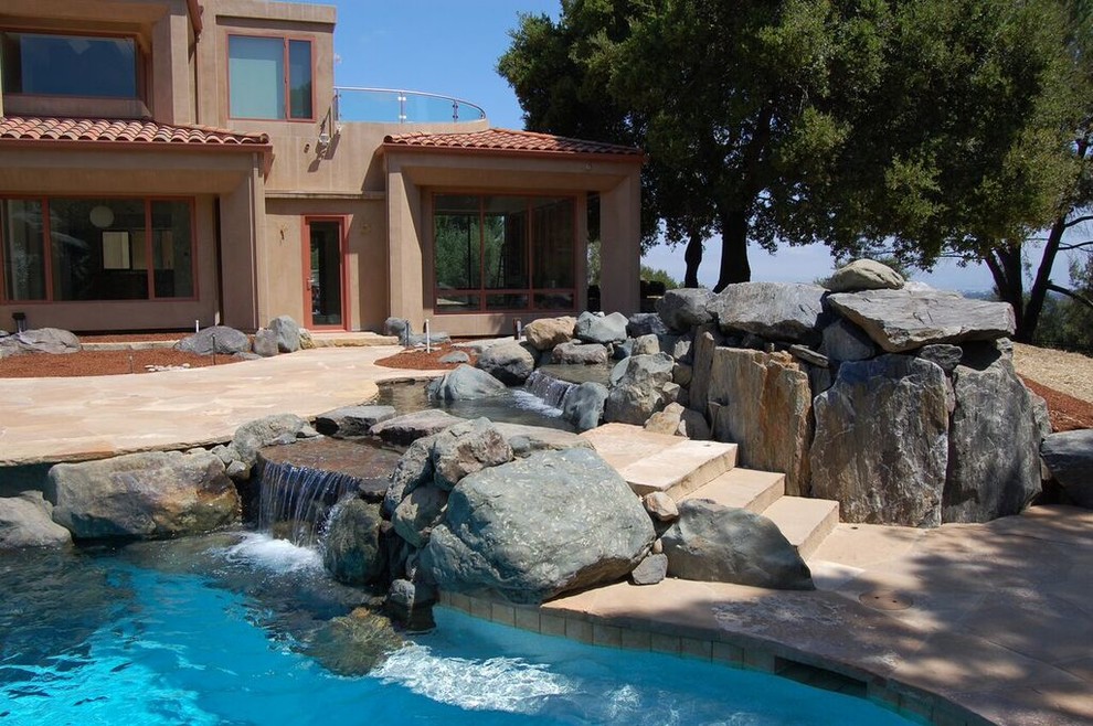 Natural Rock Pool - Modern - Patio - San Francisco - by Whisler Land ...