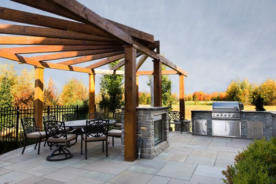 Natural Stone - Traditional - Patio - Toronto - by Artistic Landscape ...