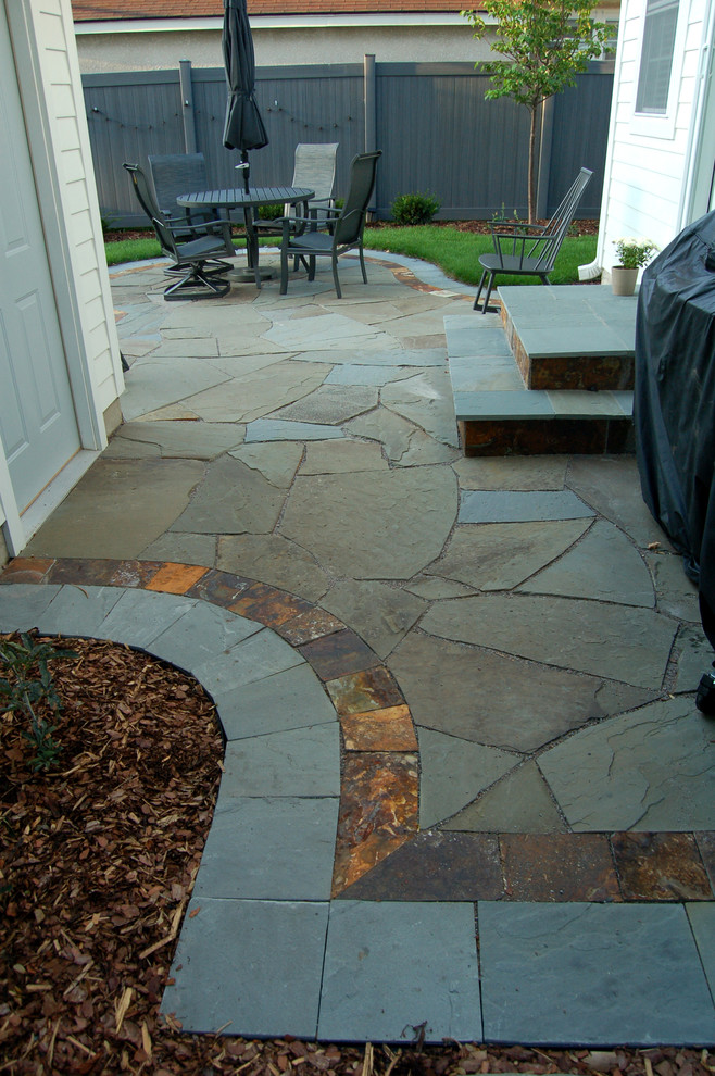 Natural stone patios & walls - Traditional - Patio - Minneapolis - by ...