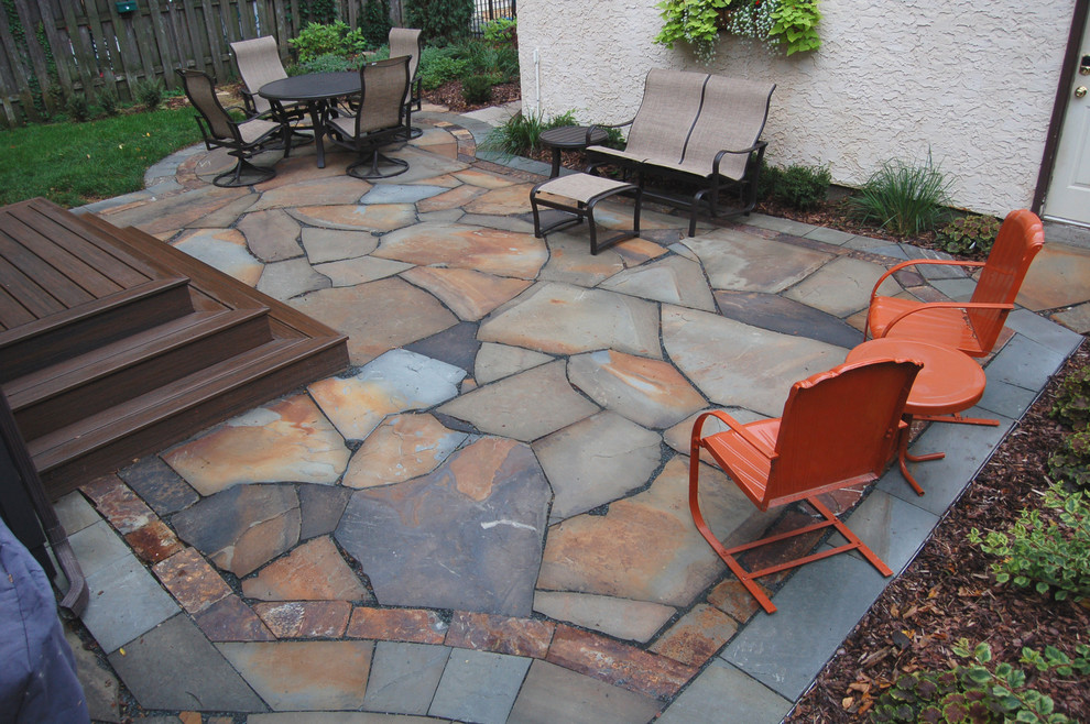 Natural stone patios & walls - Traditional - Patio - Minneapolis - by ...