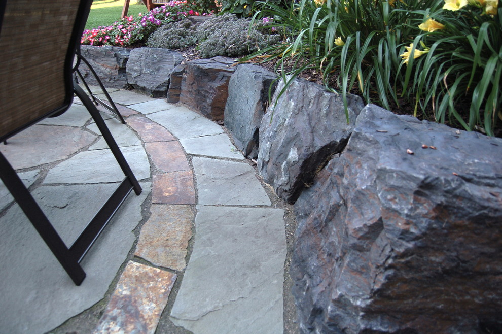 Natural stone patios & walls - Traditional - Patio - Minneapolis - by ...