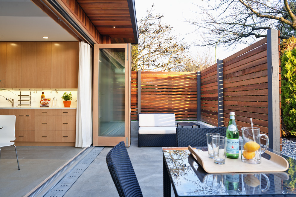 Net-Zero Laneway House - Modern - Patio - Vancouver - by Lanefab Design ...