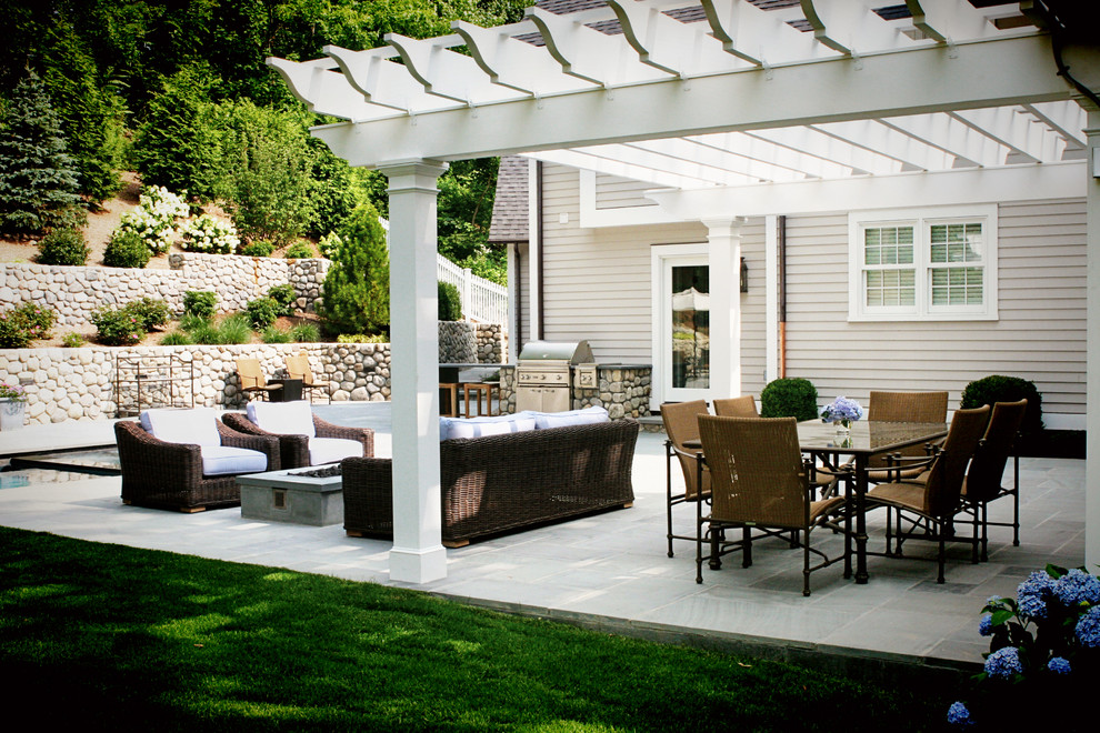New Canaan - Contemporary - Patio - New York - by Odd Job Landscaping ...