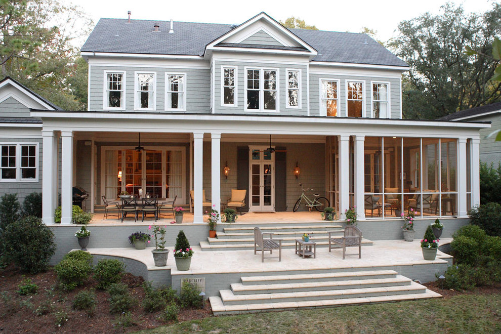 New England Shingle - Patio - Miami - by Randy Broadway, Inc. Builders ...