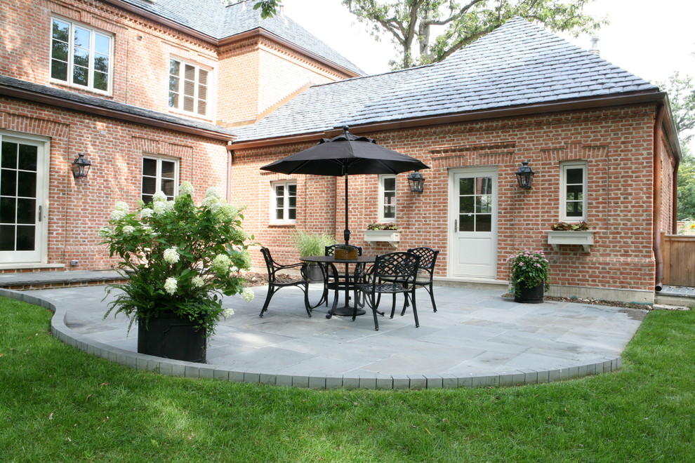 New French Inspired Home - Traditional - Patio - Chicago - by Melichar ...