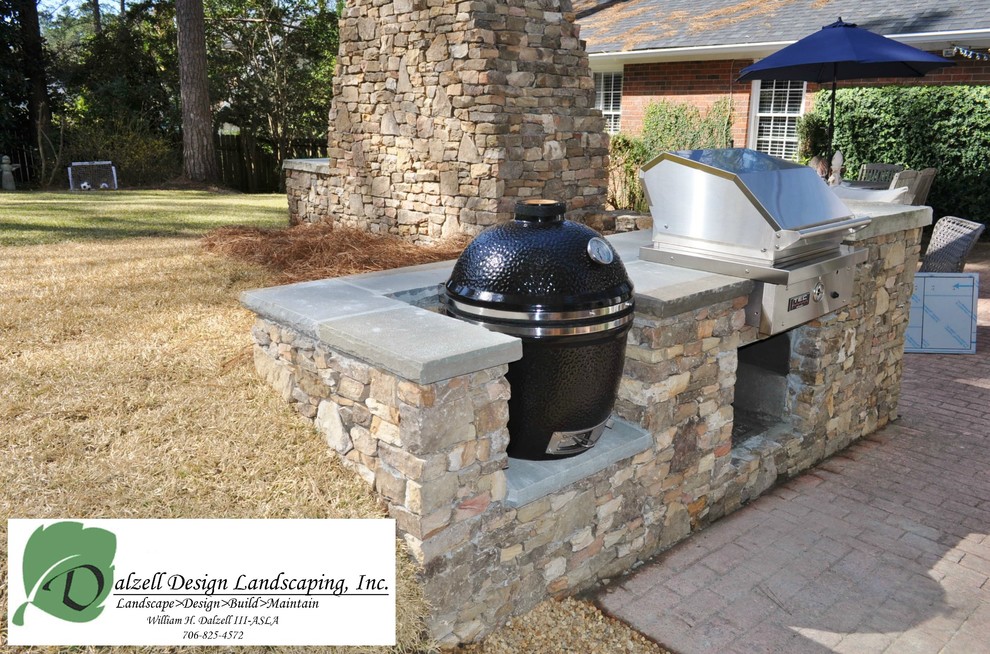 New Outdoor Grilling Area - Patio - Atlanta - by Dalzell Design ...