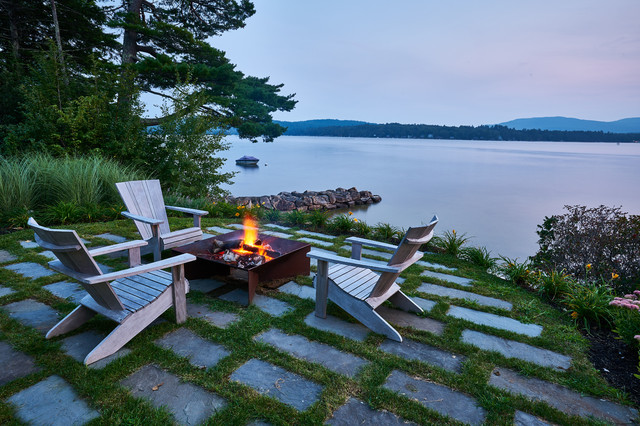 Lake House Back Yard Design Ideas