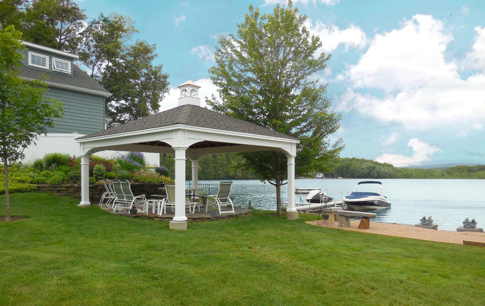 Nicholson Family - Vinyl Pavilion - Traditional - Patio - Bridgeport ...