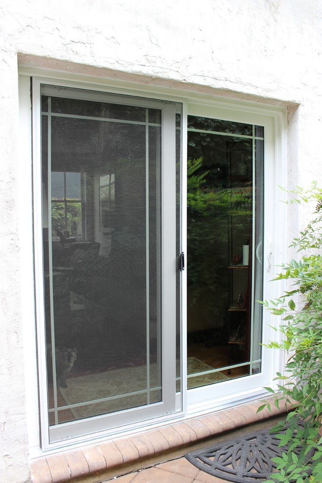 Nirvana Sliding Patio Door with Prairie Grid Pattern - Traditional ...