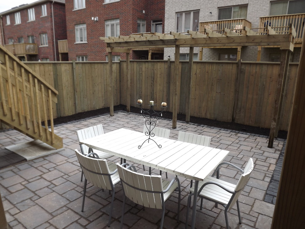 North Toronto new backyard - Traditional - Patio - Toronto - by ...