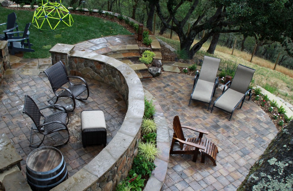 Novato Hillside - Rustic - Patio - San Francisco - by Geared for ...