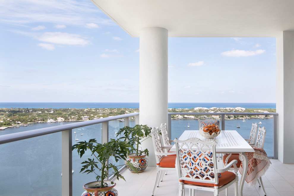 Oceanside Retreat - Contemporary - Balcony - Miami - by Lisa Michael ...